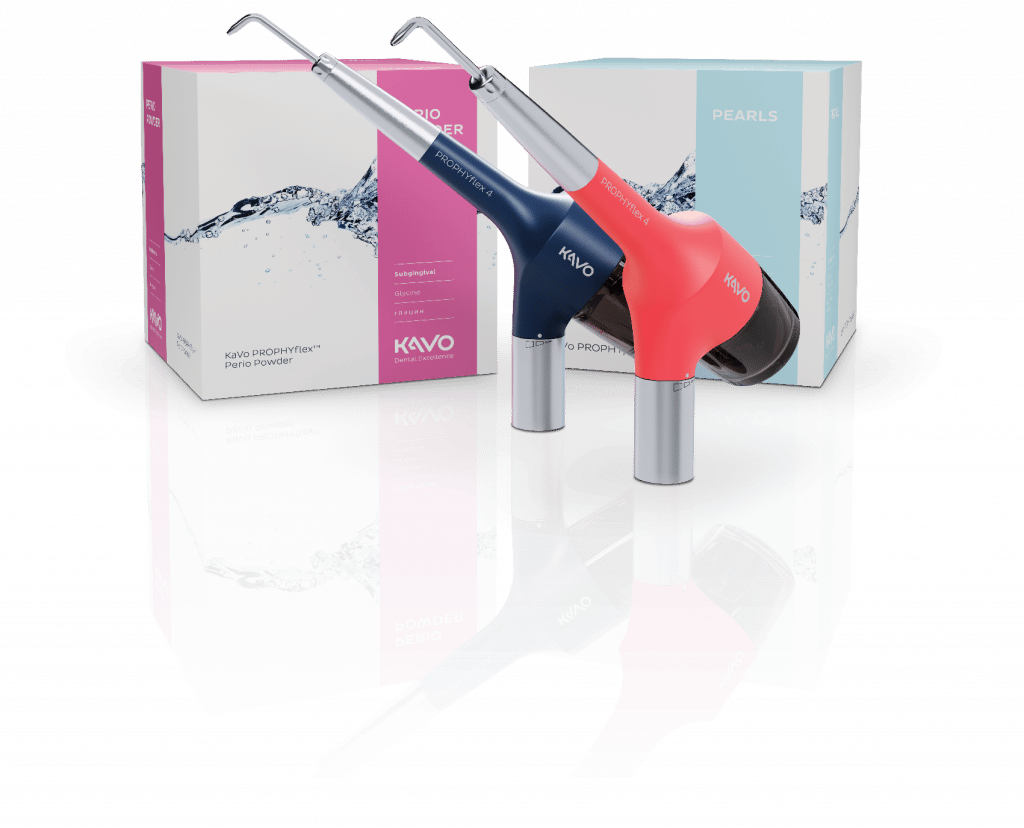 KaVo ProphyFlex 4 kit – Blátt/Grænt/Bleikt – Mánafoss